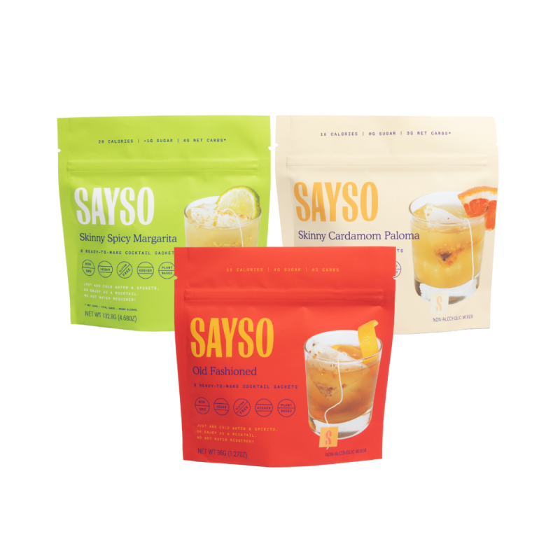 SAYSO Low Calorie Cocktail Mix Reviews & Offers | Social Nature