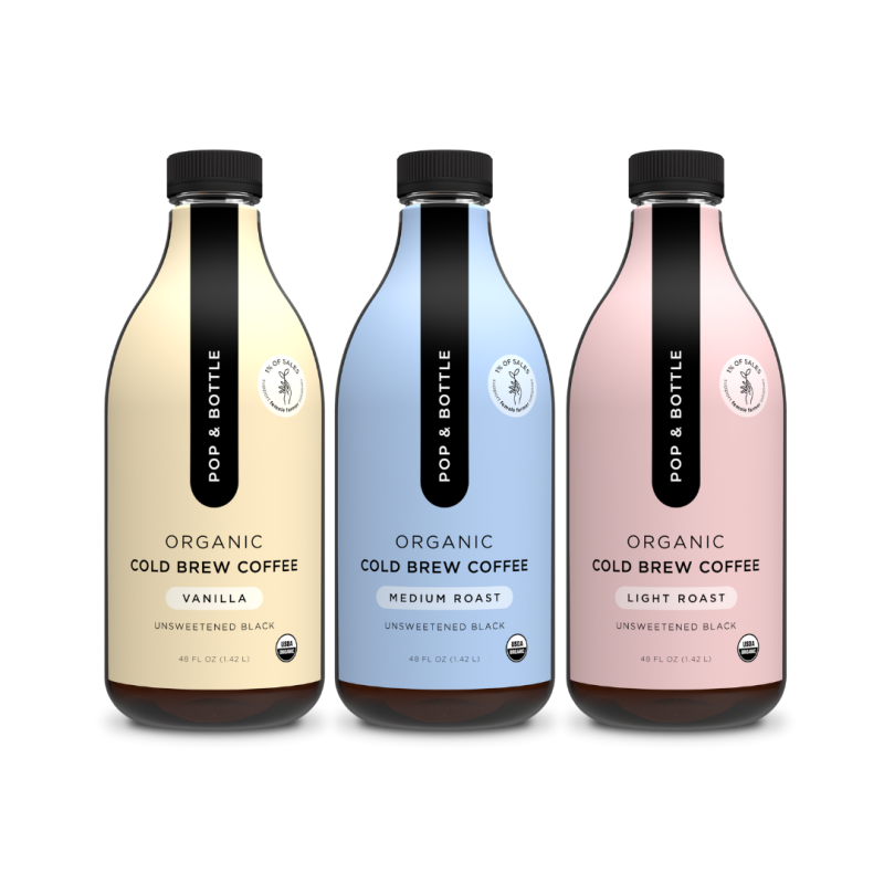 Pop & Bottle Organic Cold Brew Coffee Reviews & Offers | Social Nature