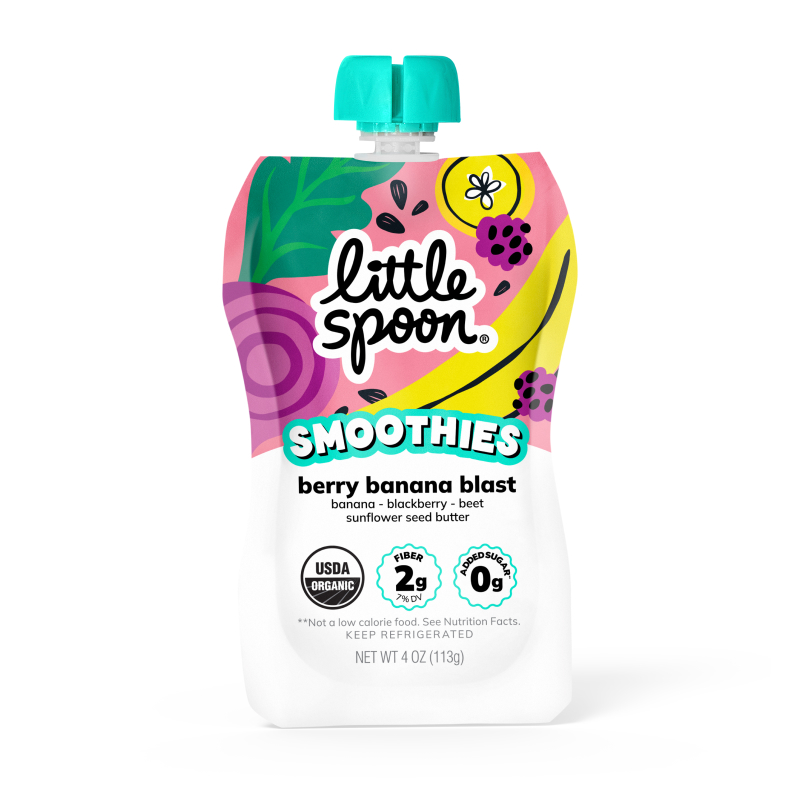 Little Spoon Organic Berry Banana Smoothie Pouch Reviews & Offers ...